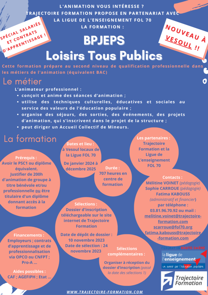 Actualités - Trajectoire Formation